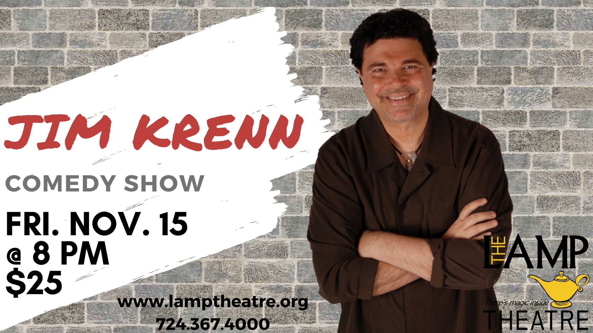 » Jimmy Krenn Comedy Show at The Lamp Theatre Jim Krenn